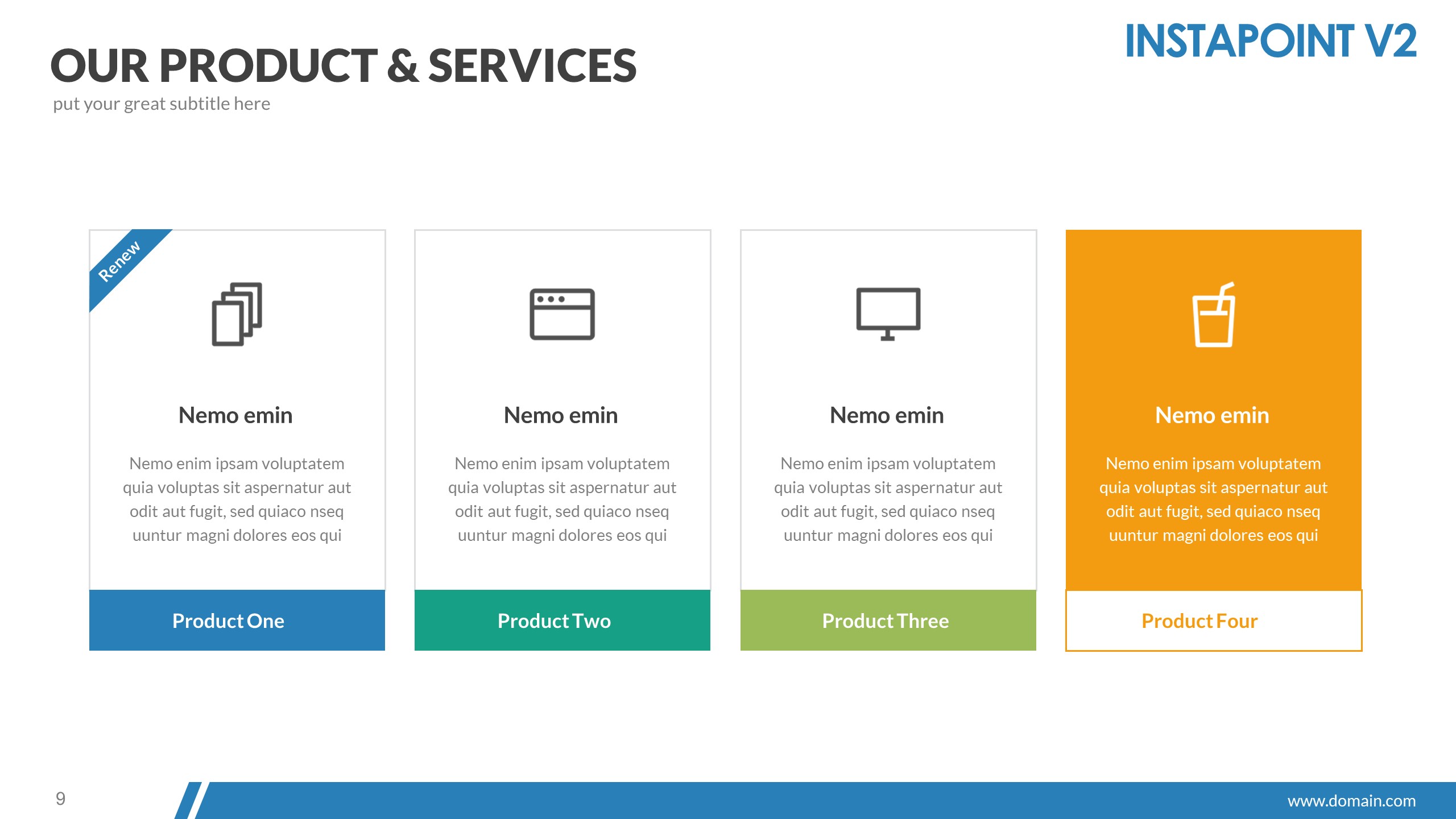 Best Slide Gallery » Instapoint V2 Powerpoint Templates